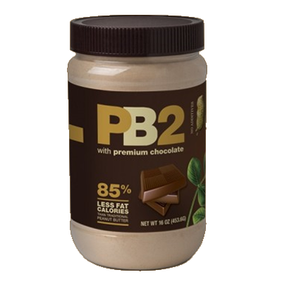 **PB2 POWDER PEANUT BUTTER, 453g (1lb Jar) - Chocolate
